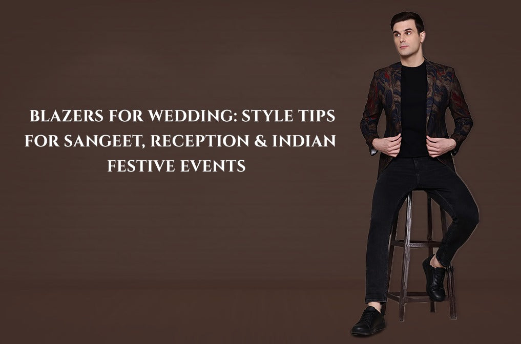 Blazers for Wedding: Style Tips for Sangeet, Reception & Indian Festiv ...